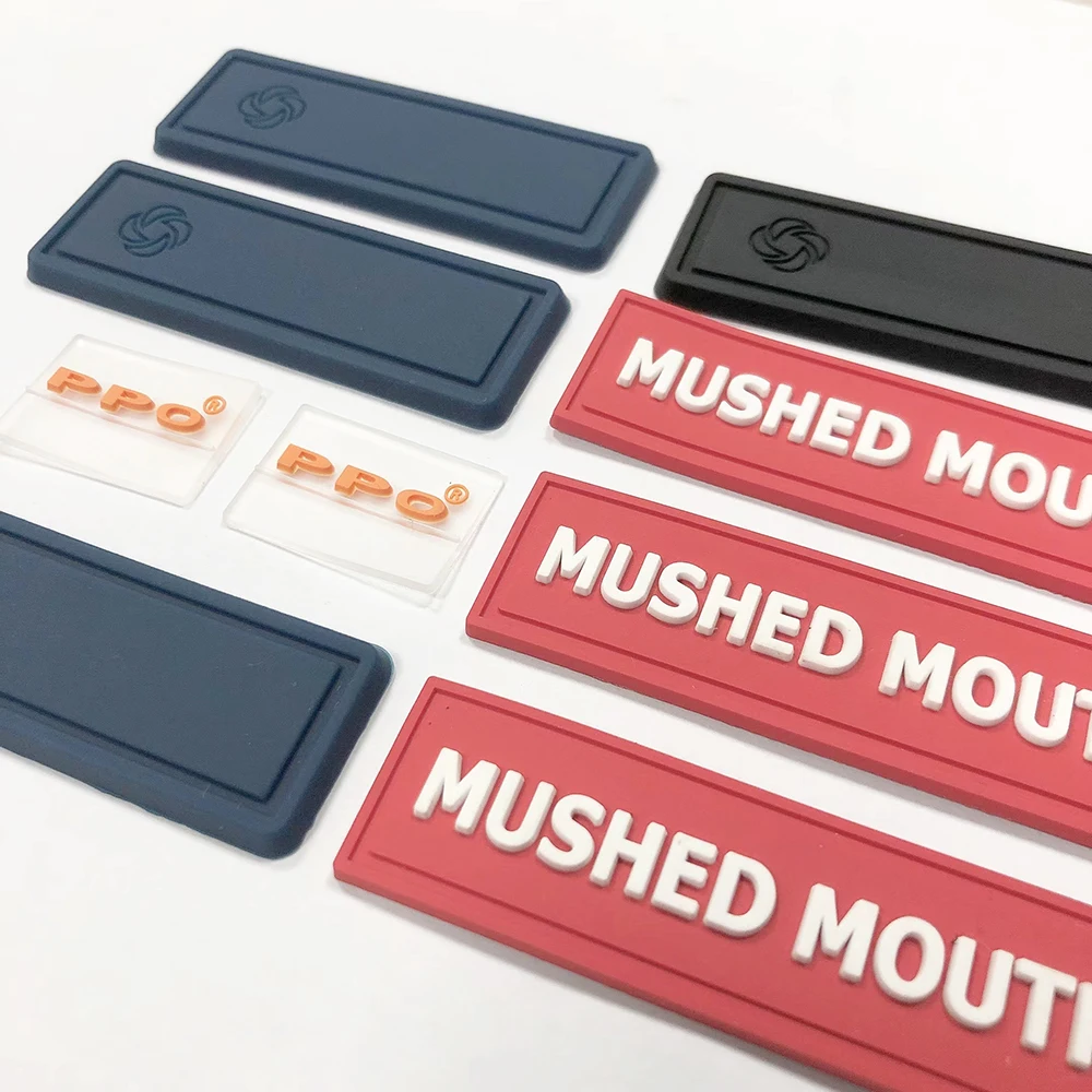 Customize Any Color 3d Heat Transfer Silicone Label Made Custom ...