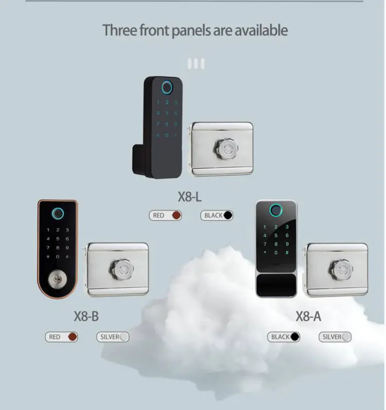 Ttlock App Fingerprint Password Nfc Card Unlock Waterproof Smart Latch ...