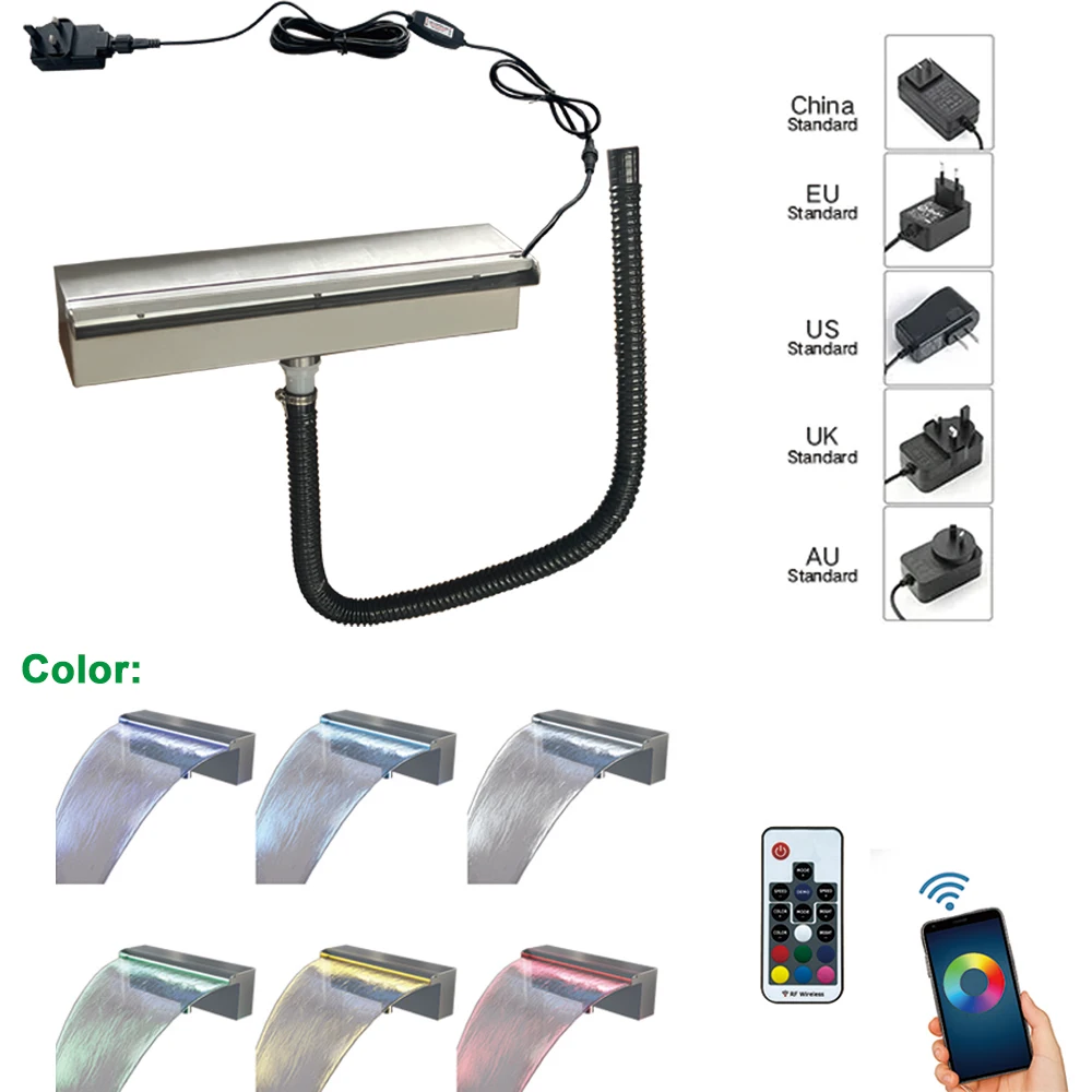 Alibaba.com: 304 Stainless Steel Waterfall Outlet for Garden Ponds ...