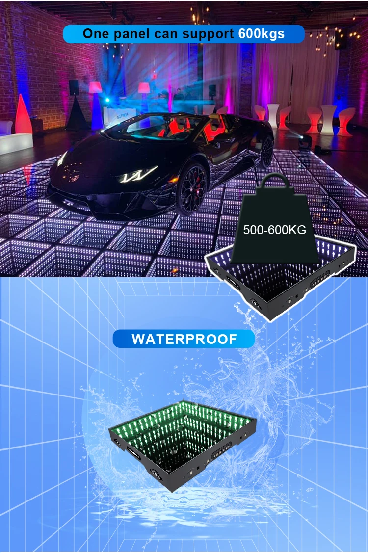 Pista De Baile Iluminada Para Boda Led Stage Lights Con Luces Luz ...