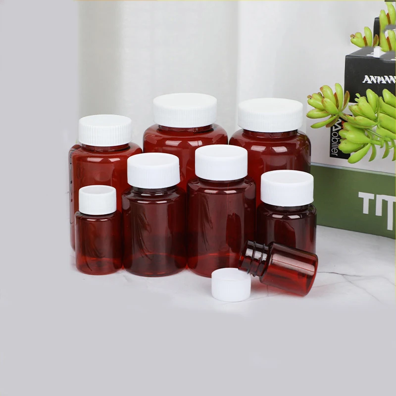 Amber Lean Phosphate Cough Syrup Liquid - Eco-Friendly Bottles