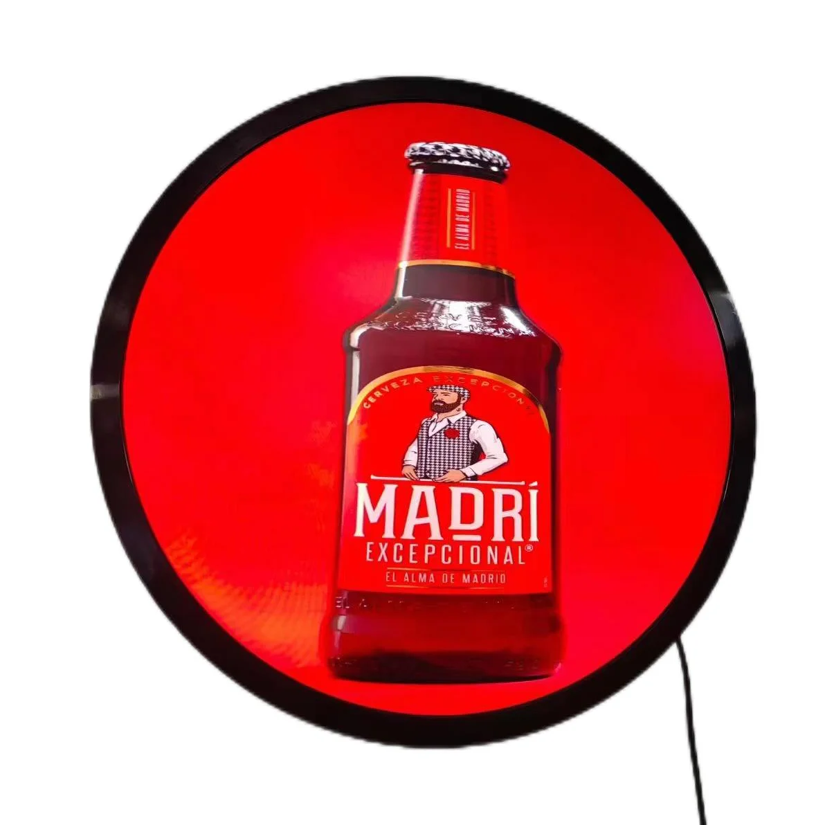 23.6 Inch Indoor Ips Circular Circle Monitor Customized Advertising ...