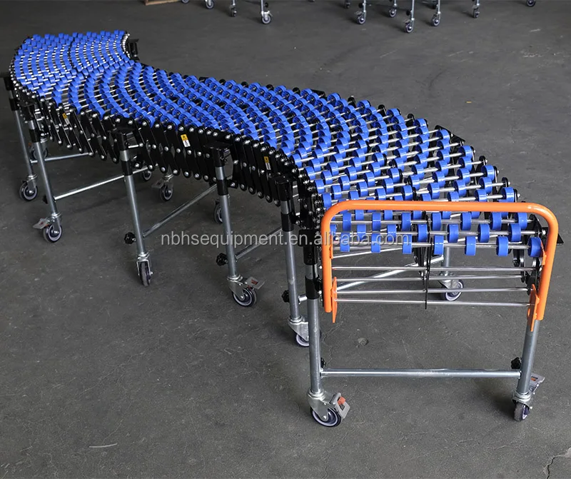 Flexible Gravity Manual Plastic Conveyor Roller - 40kg/m