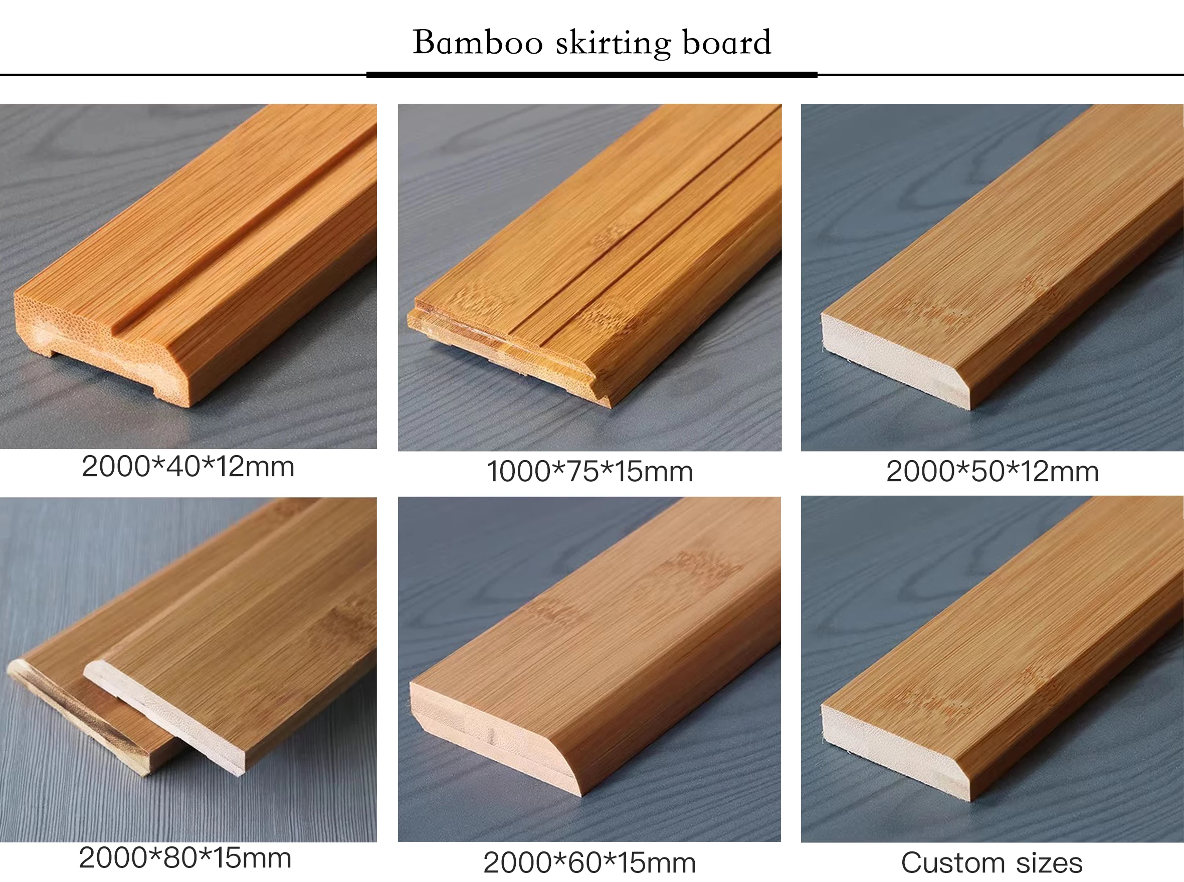 Bamboo Wood Interlocking Flooring - Waterproof Carbon Bamboo Parquet ...