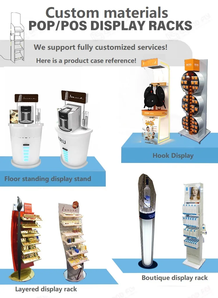 Customized Display Racks Supermarket Shelves Storage Racks And Brand ...