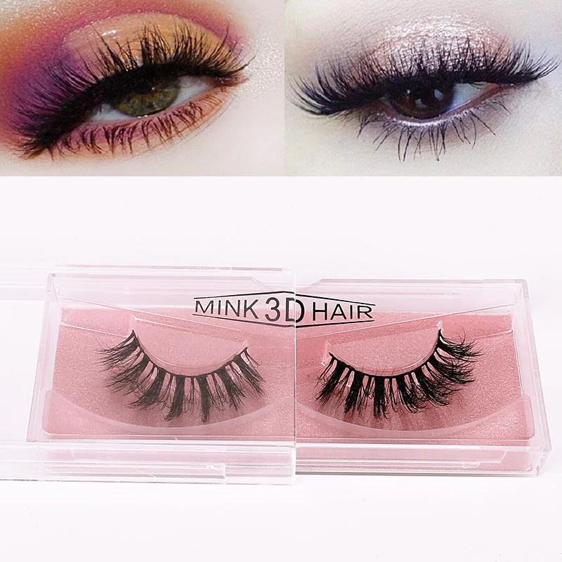 Wholesale 3d 5d 6d 8d Volume Fluffy Cils Natural Faux Mink Lashes Trays ...