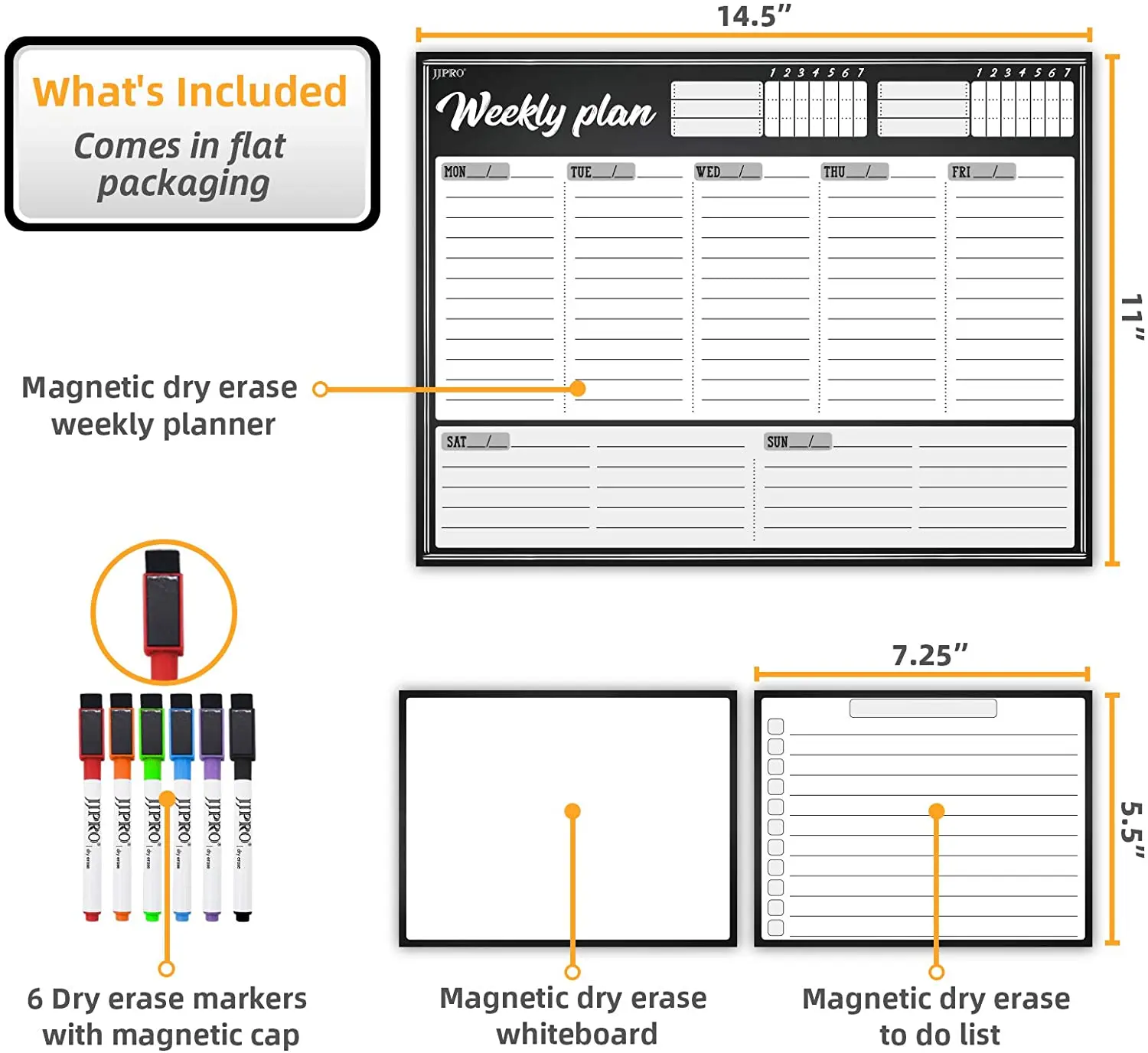Weekly Montly Magnetic Magnet Planner Custom - Buy Magnet Planner ...