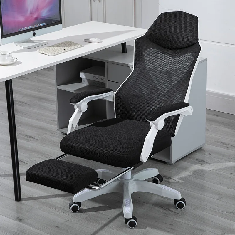 Comfortable Ergonomic Gamer Chair with Swivel & Footrest - ODM