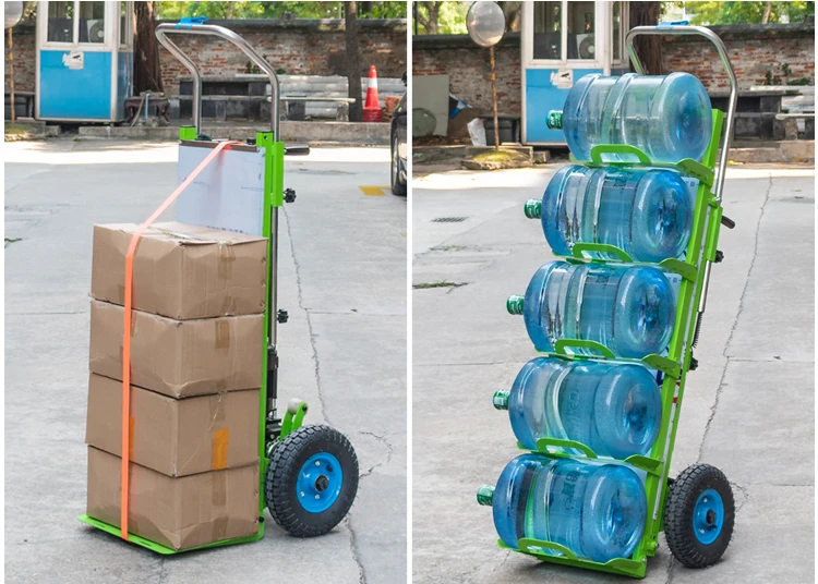 Lithium Battery Powered Electric Hand Truck - Stair Climber