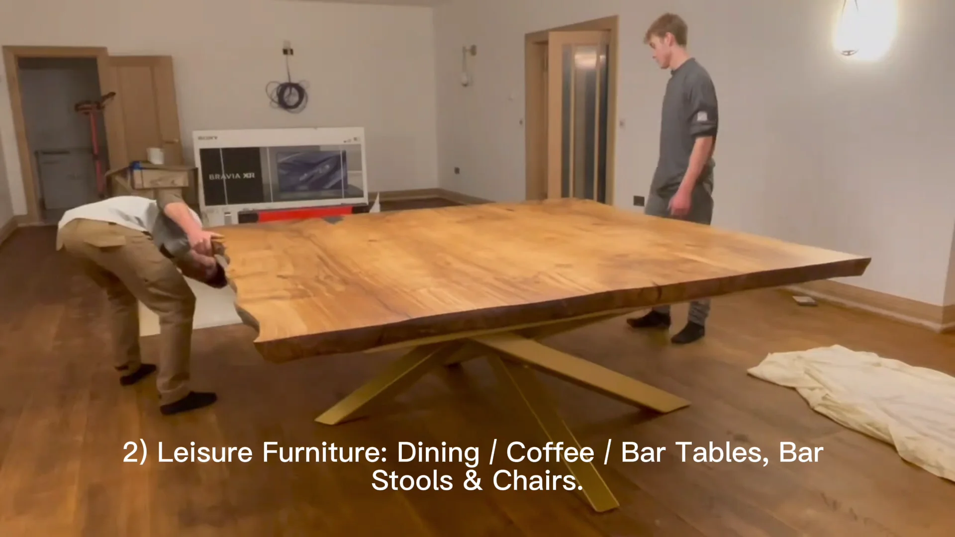 Custom Dining Table Base For Your Unique Project Crossed Steel Profiles ...