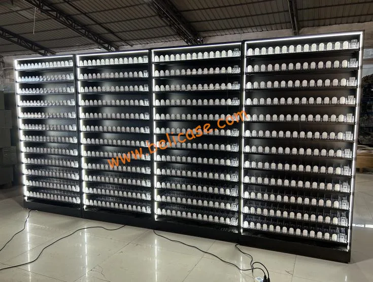 Multilayer Wooden Cigarette Rack Smoke Shop Showcase Tobacco Store ...