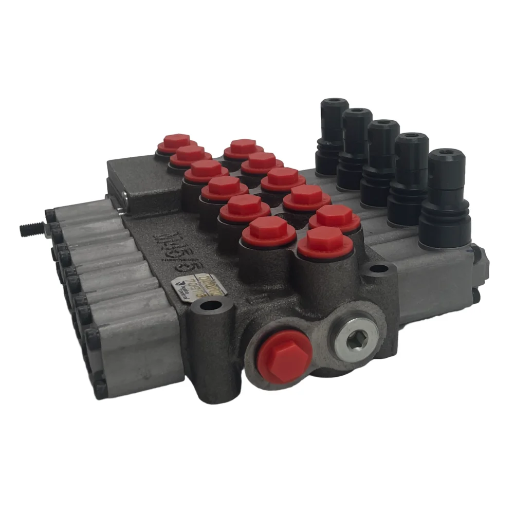 Monoblock Hydraulic Directional Valve M45/3 3-spools Directional Valve ...