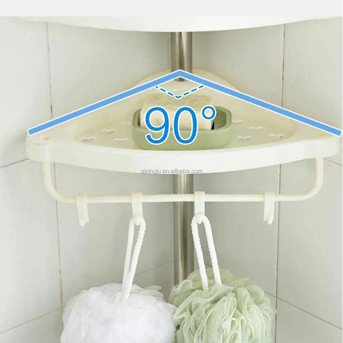 Stainless Steel Toilet Corner Shelf - Efficient Storage