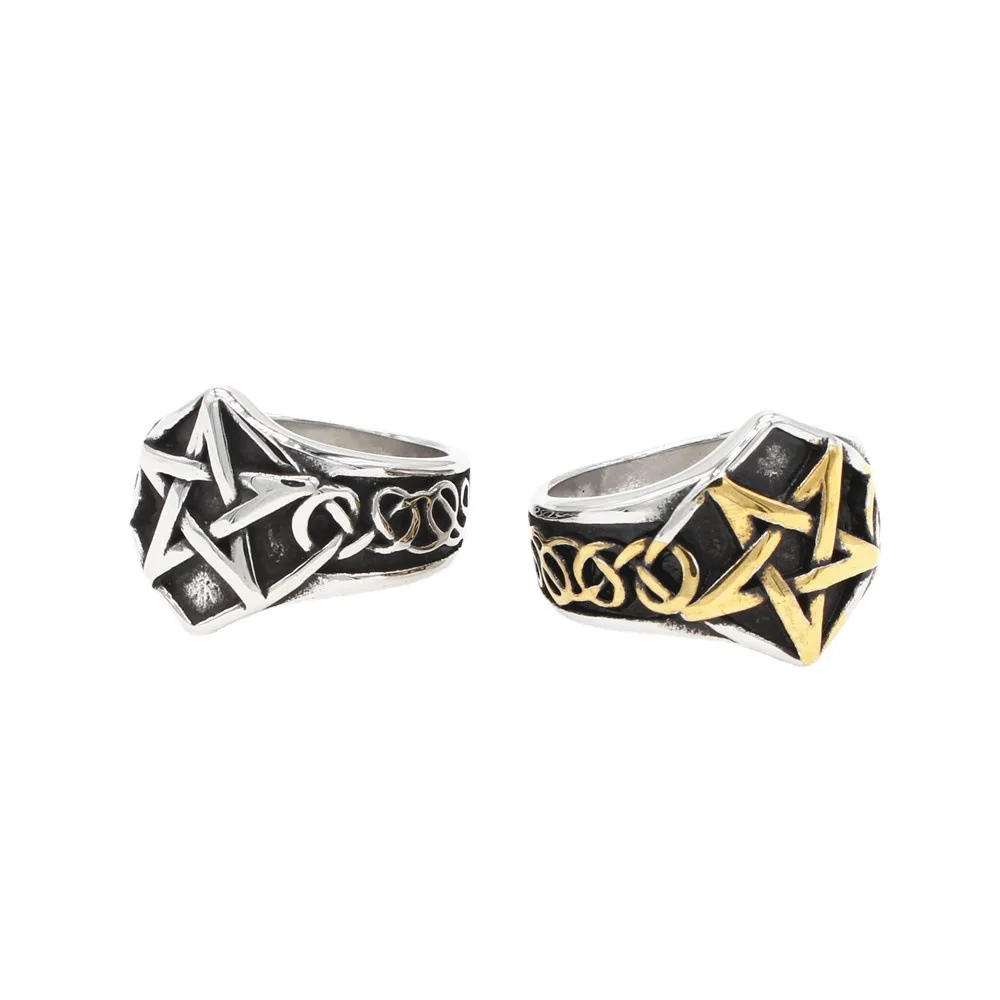 Mens Satan Baphomet Goat Devil Jewelry Stainless Steel Celtic Knot ...