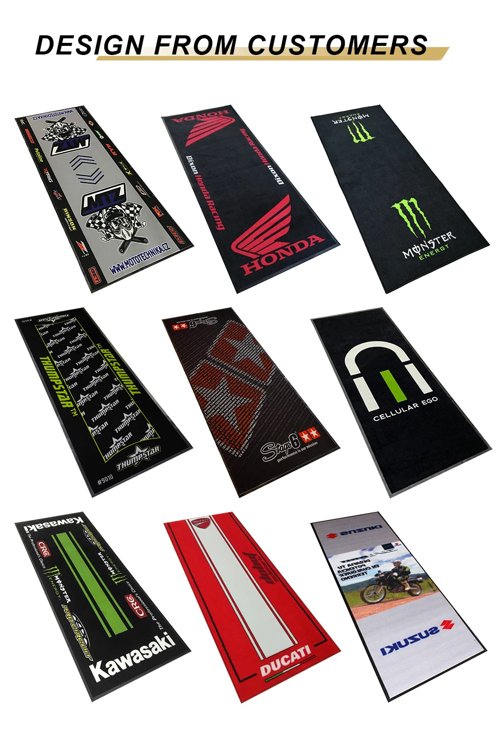 Customized Heavy Duty Rubber Oil Absorption Anti-fouling Racing Mat ...