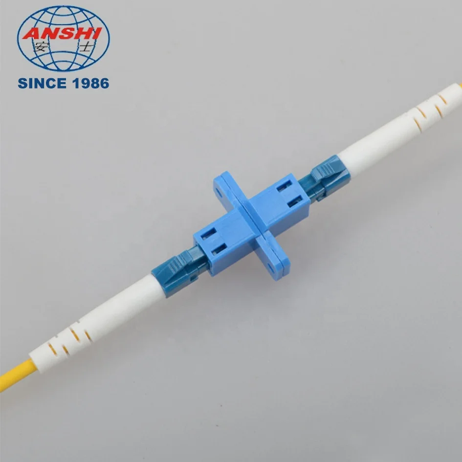 Manufactory Optical Fiber Connector Ftth Fttx Network Lc Blue Sm Fiber ...