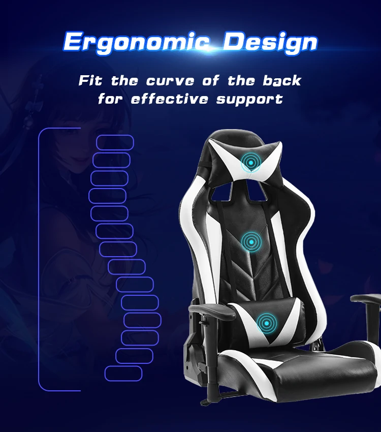 Wholesale Adjustable Armrest Sillas Gamer Computer Racing Gaming Chair