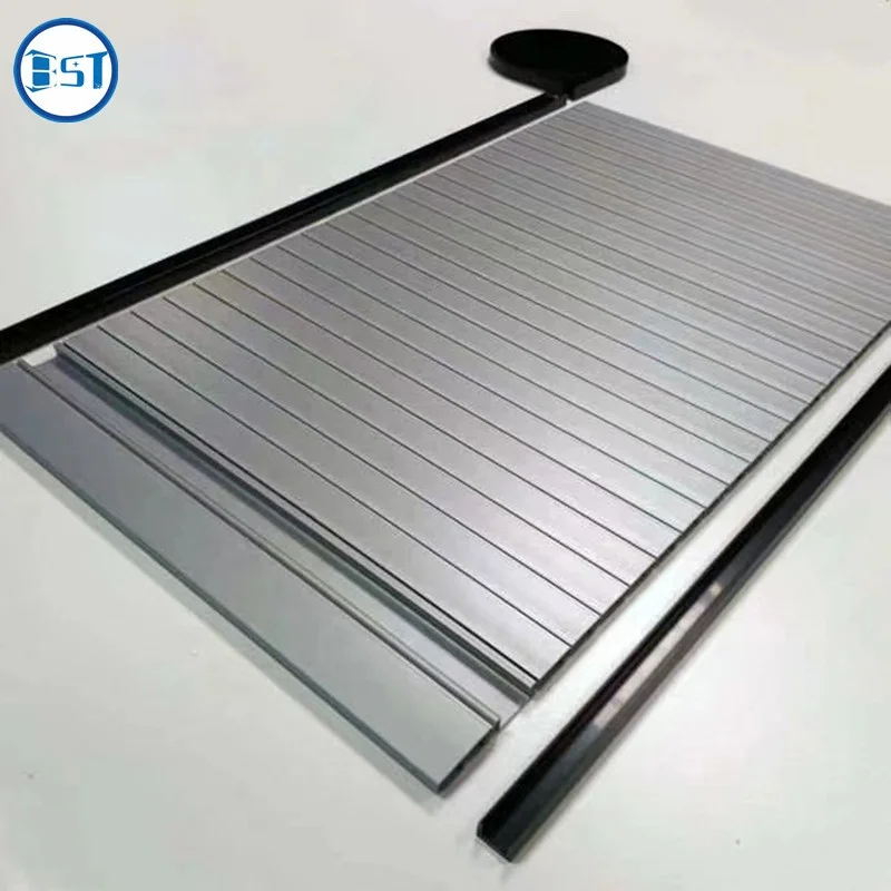 Furniture Plastic roller shutter slat for kitchen pvc abs vertical ...