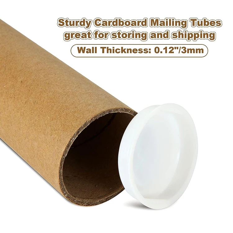 Wholesale Custom Movie Poster Cylinder Kraft Paper Mailing