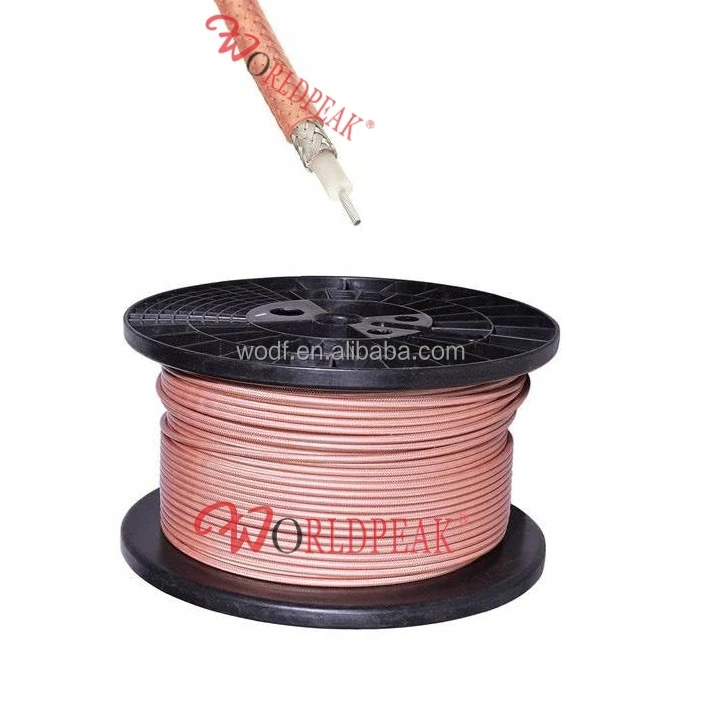 Silver Plated Double Copper Braid Shielded Coax RG400