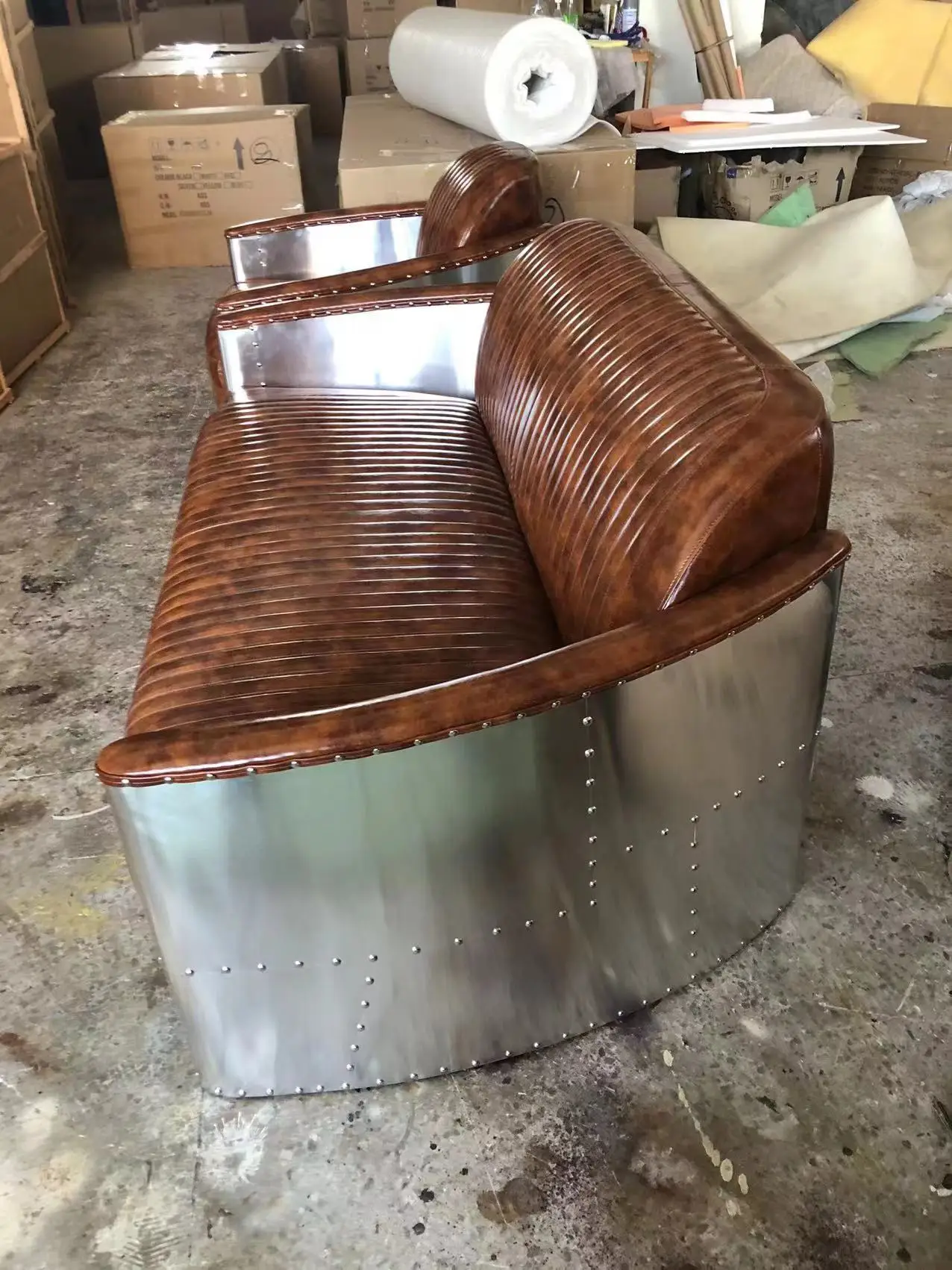 For Aviator Retro Industrial Sofa Chair Loft Style for Living Room ...