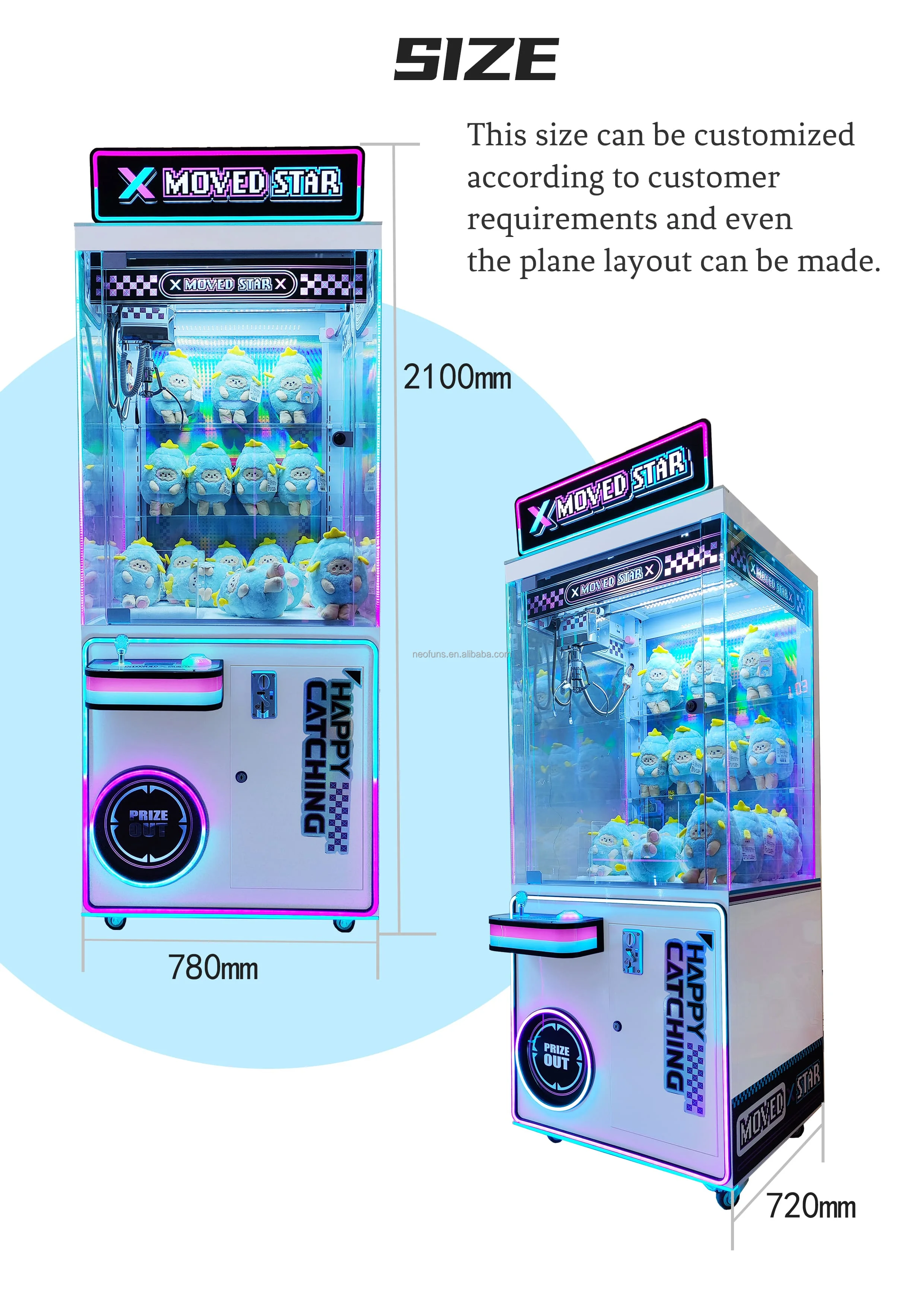 Cheap Amusement Park Coin Operated Game Machine - Toy Vending Arcade ...