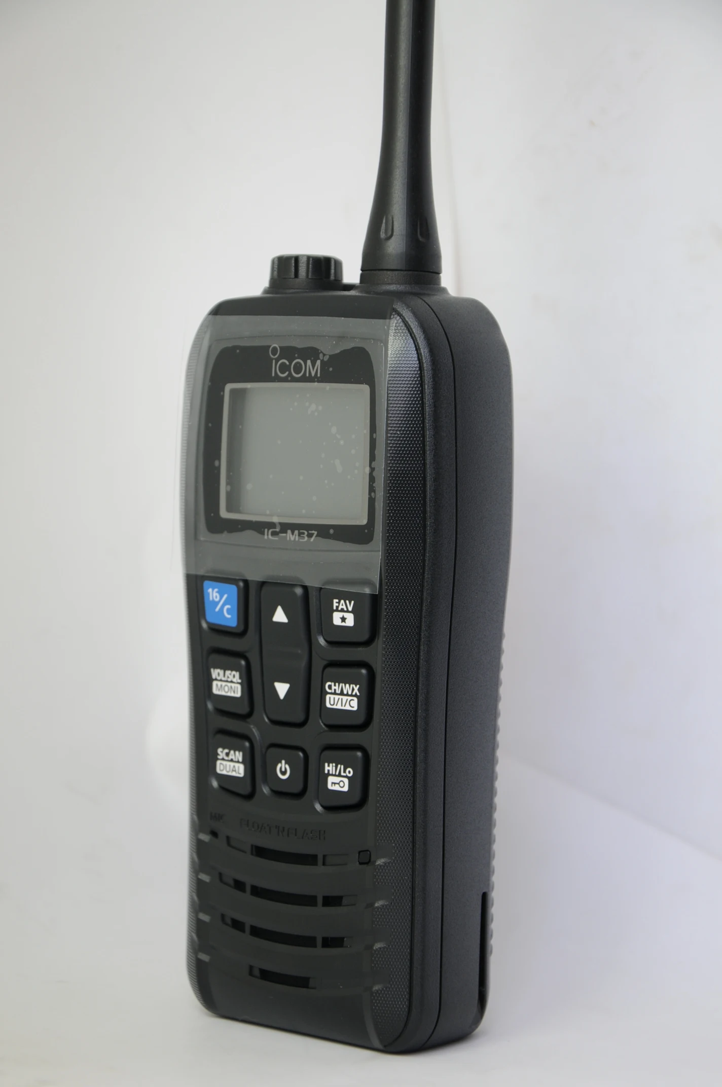 Icom Ic-m37 Vhf Transceiver Marine Boat Two Way Radio Float Ipx7 Sea ...
