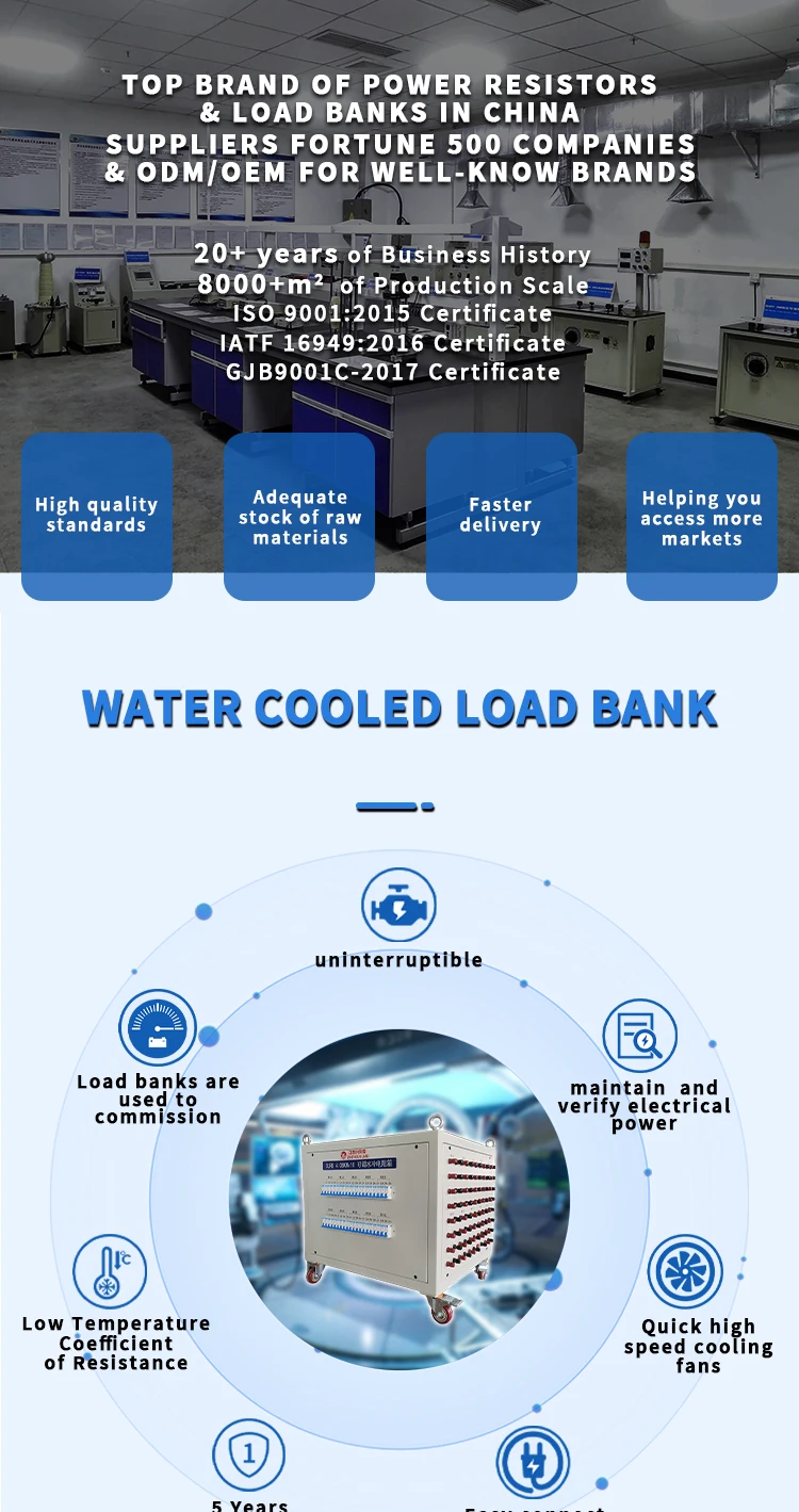 Water Cooled Resistive Dummy Load Bank,High Power Capacity - Buy ...