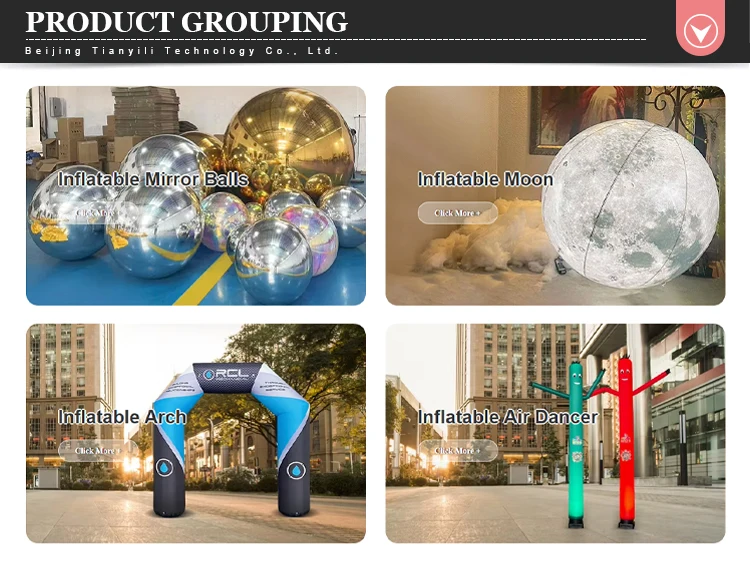 Iridescent Giant Event Decoration PVC Floating Sphere Mirror Balloon ...