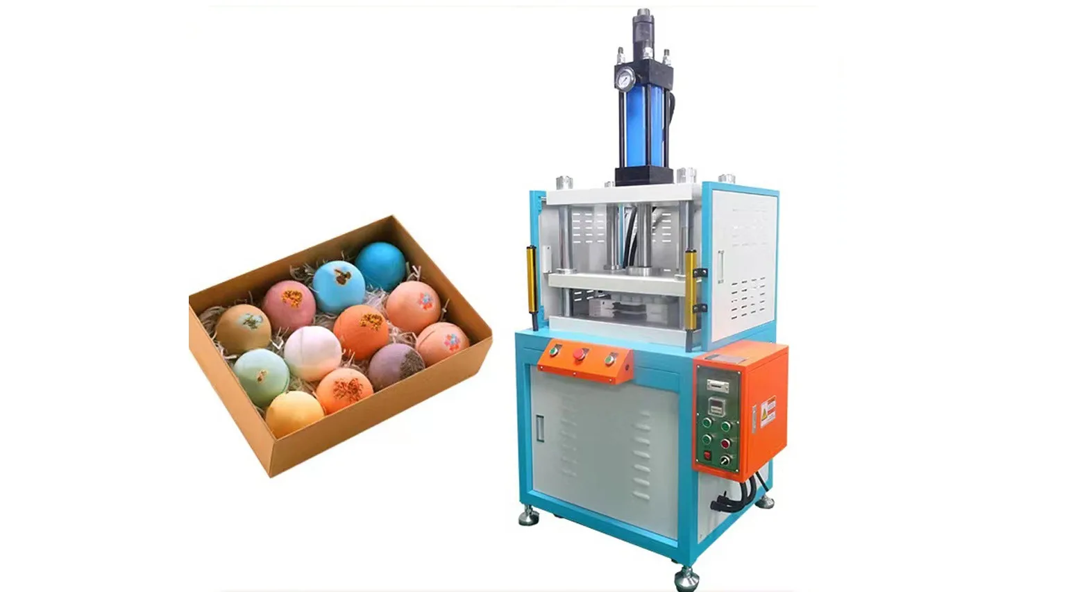 Automatic Hydraulic Bath Bomb Ball Making Presser Machine Salt Bath ...
