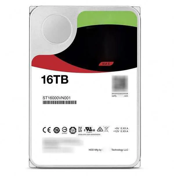 16tb Nas Hard Drive 7200 Rpm 256mb Cache Sata 6.0gb/s 3.5" Internal ...