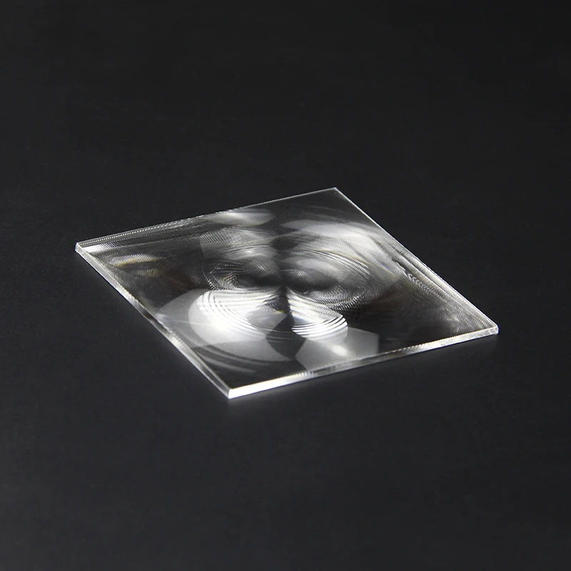 Customized Processing Pir Fresnel Lens PMMA Material Square heat and ...