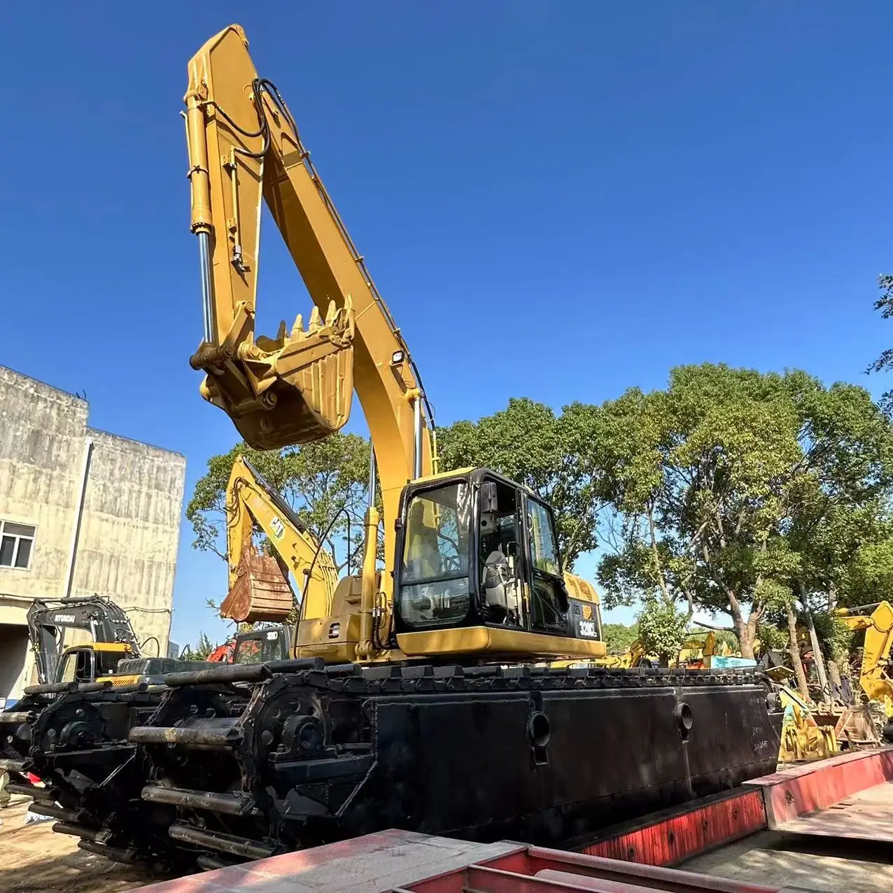Used Cat Amphibious Excavator 320CL Amphibious Caterpillar Excavator ...