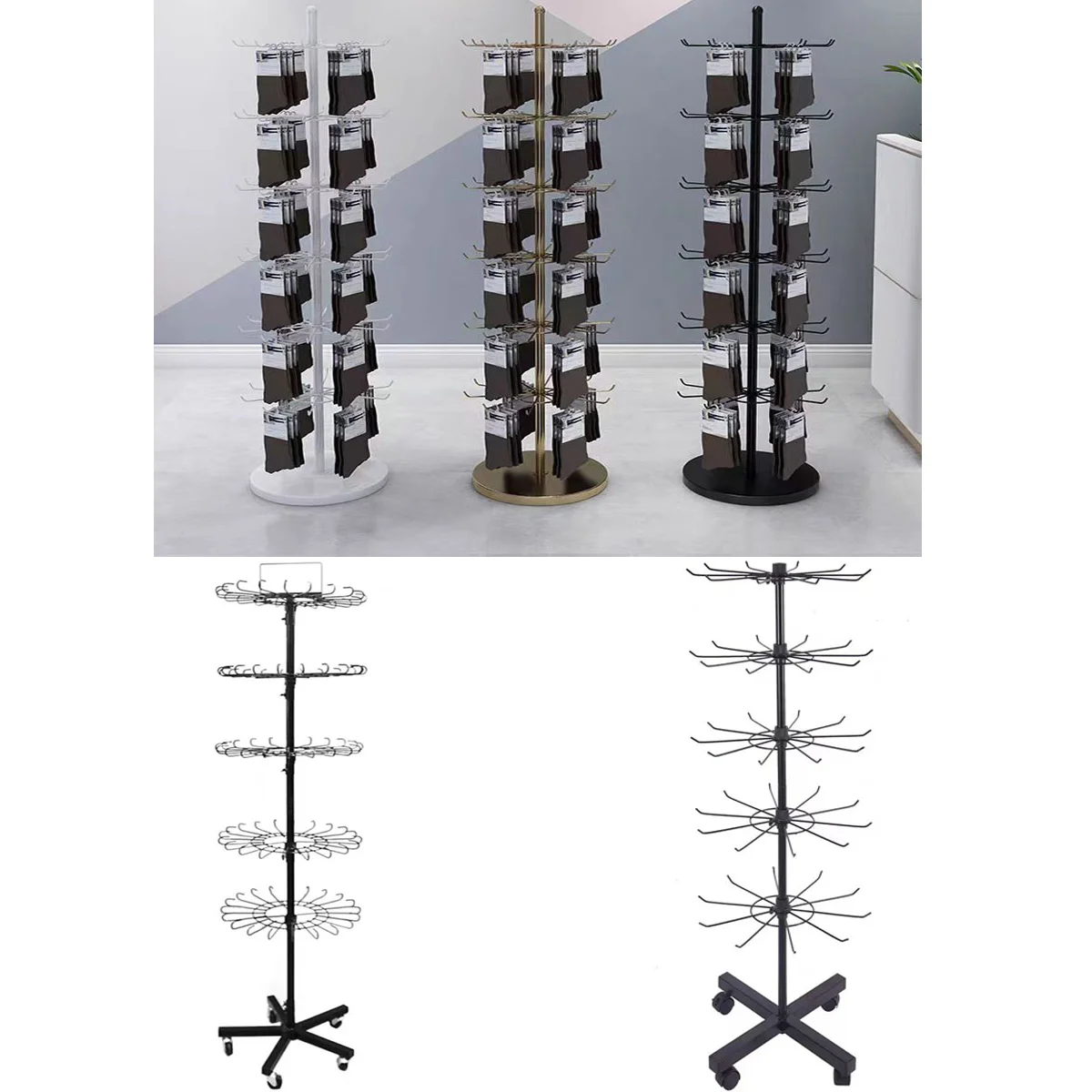 Rotating Display Stand Floor Standing Spinner Display| Alibaba.com