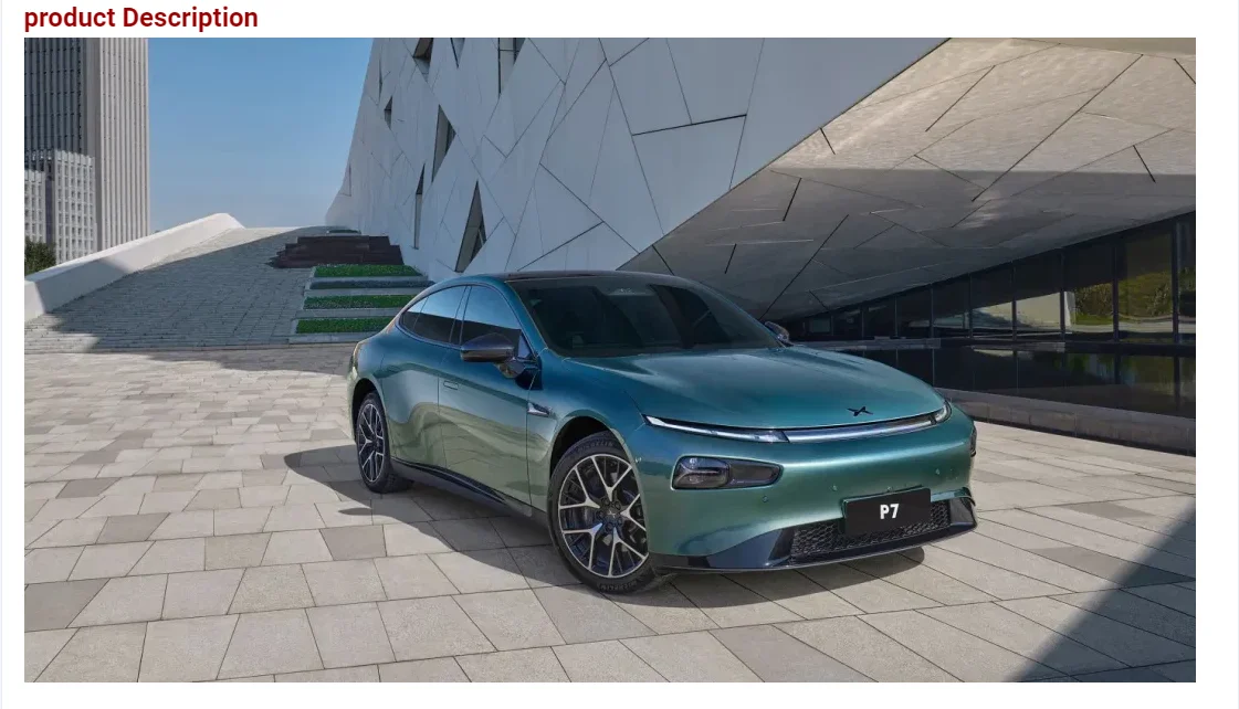 Xiaopeng P7 Ultra-long Endurance Five-seat Pure Electric Car - Buy Xpeng P7,Cheap Electric Car ...