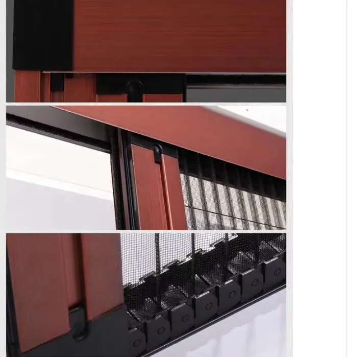 Trackless Screen Door - Retractable Insect Mesh Solution