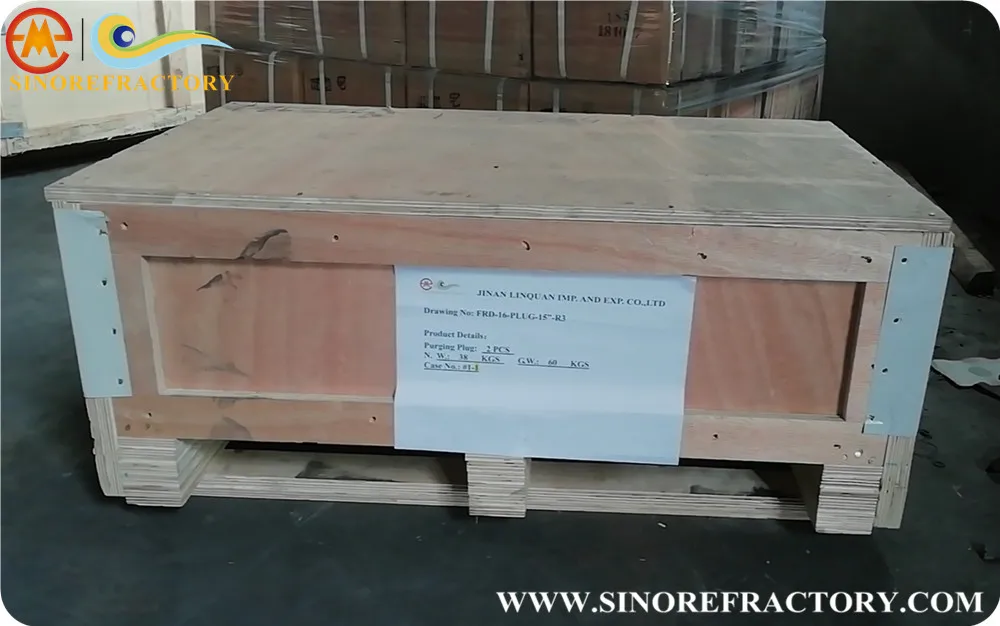 Ladle Bottom Argon Blowing Purging Plug - Buy Ladle Bottom Argon ...