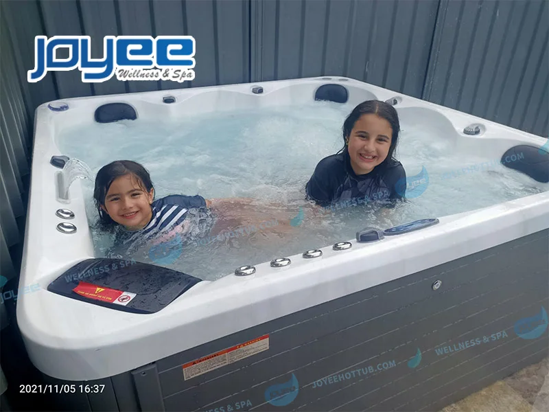 Joyee Luxury Us Acrylic Balboa Hot Tub Outdoor Spa 5 Persons Massage ...