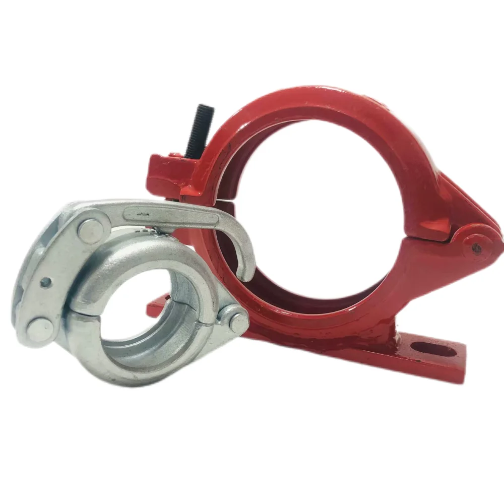 Concrete pump snap clamp couplings on pipe for construction| Alibaba.com