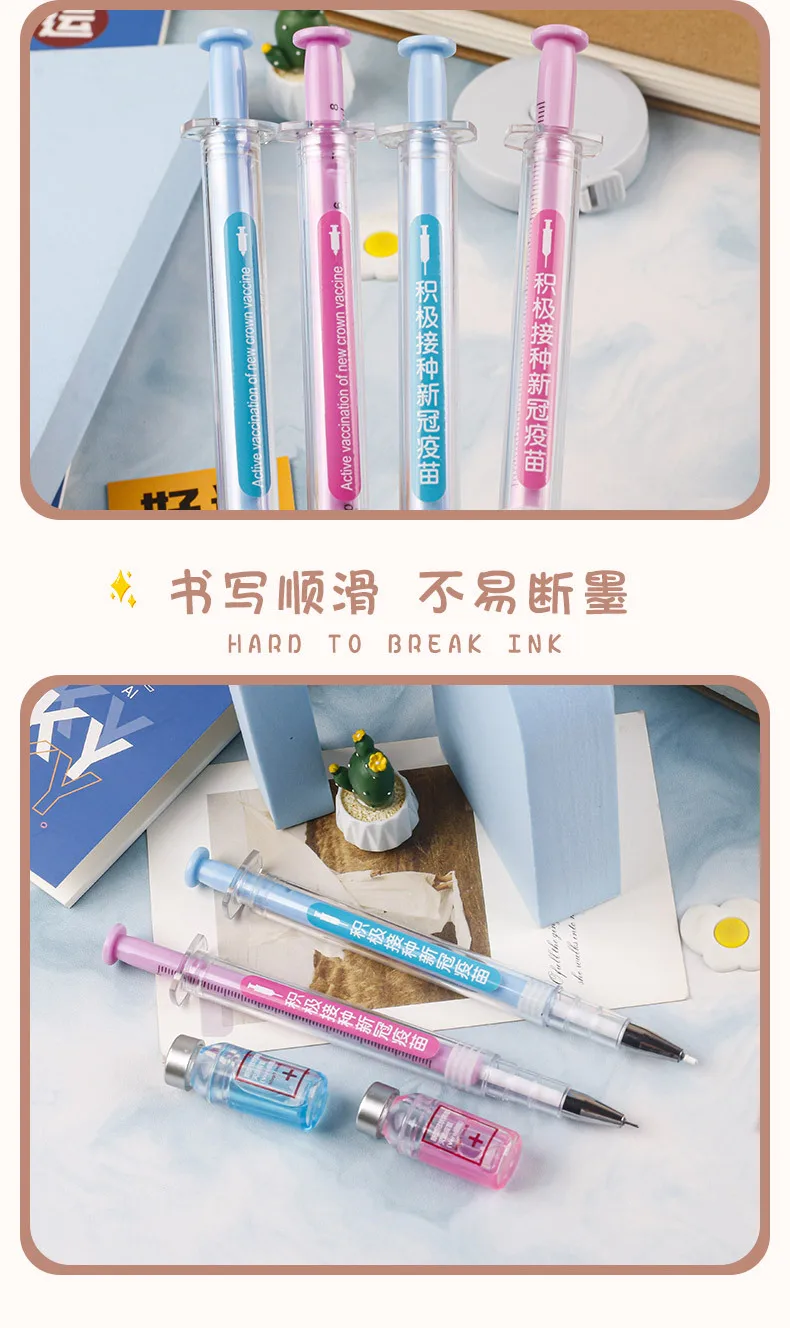 2024 Vaccine Rollerball Pen - Cute & Functional Writing Tool