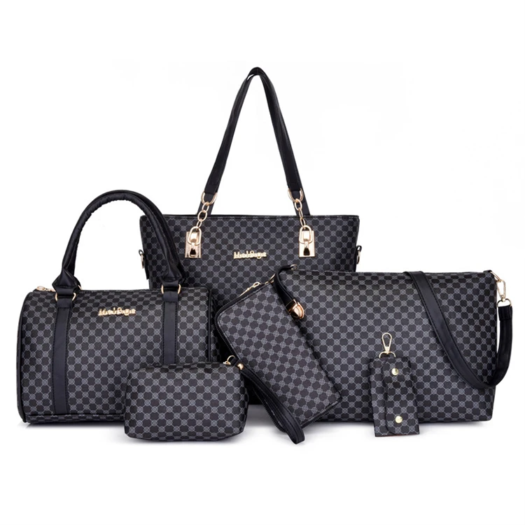 Large Tote Bag Luxury Best Seller Cheap Pu Woman Female Handbags Set Of ...