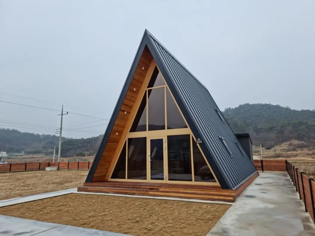 Quacent Luxury Sips A Frame Low-Rise Villa Heat-Insulated Modular Home ...