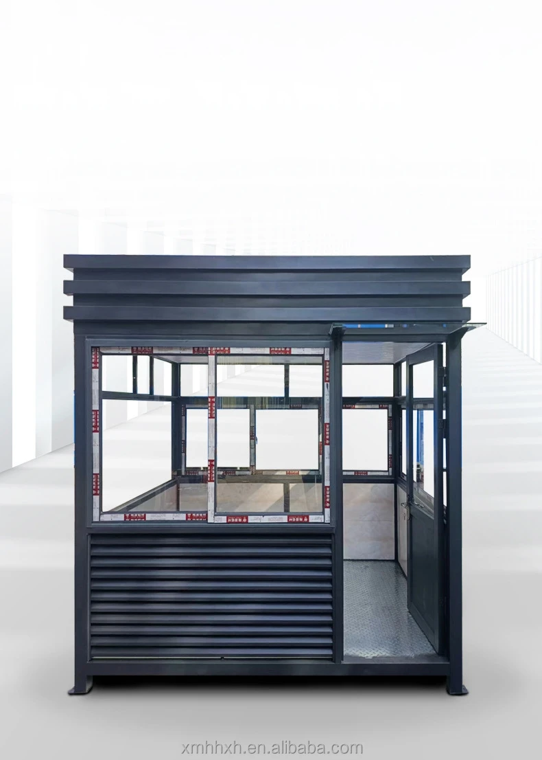 Small Guard House Outdoor Modern Security Booth Portable Security Safe ...