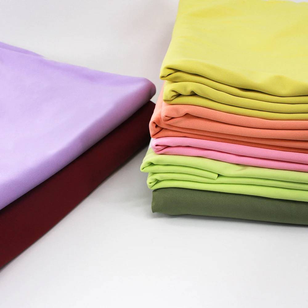 81% Polyester 19% Spandex Tela Lycra Polyester Spandex Fabric Solid ...