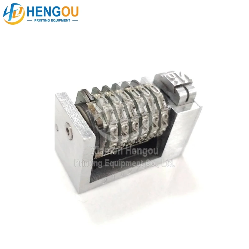 Roman Font Number Coding 4x8 Cicero Printer Platen Printing Machine ...