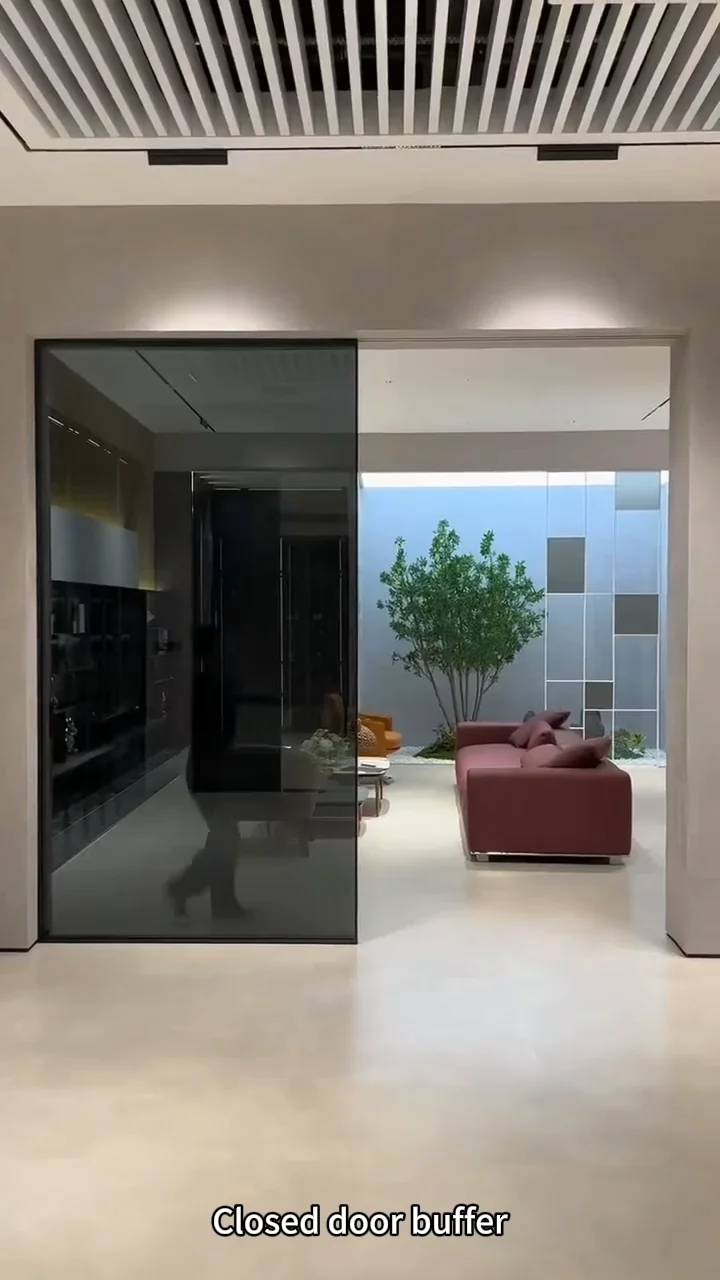 Zonron Aluminium Frame Cheap Price Slim Frame Door Double Glazed ...