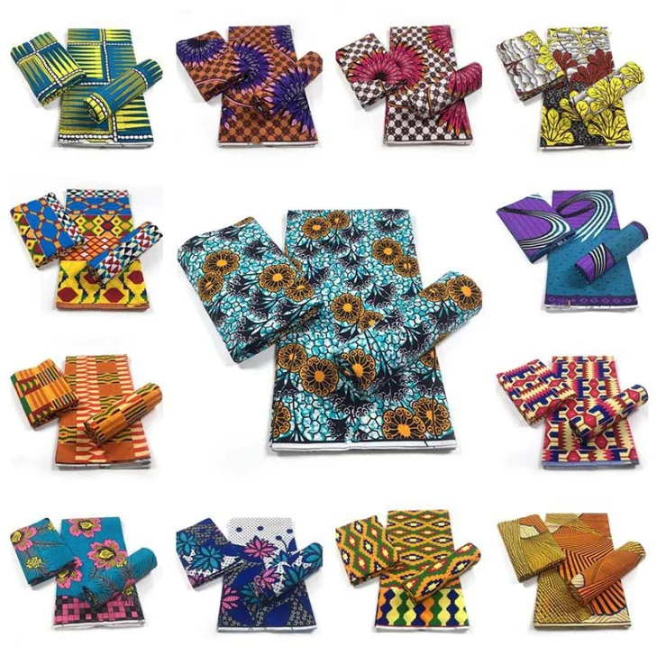 Hot Selling Kente Design Wax Printing 100 Cotton African Print Fabric