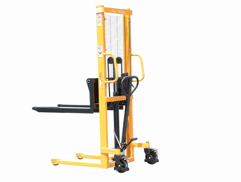 5 Meter Lift Height Pallet Stacker Hand Mini Lifter Stacker Forklift ...