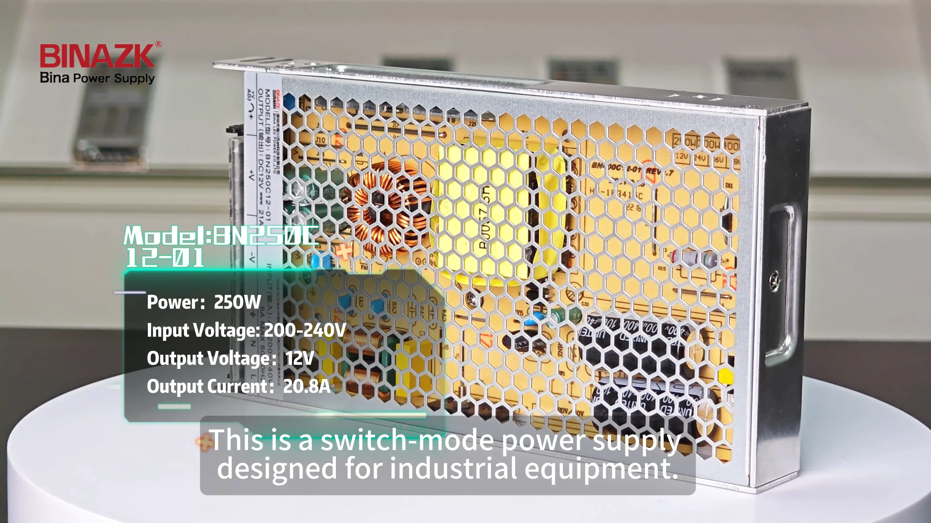 Bina Power Supply 5v 40a 200w Full Color Constant Voltage Led Driver ...