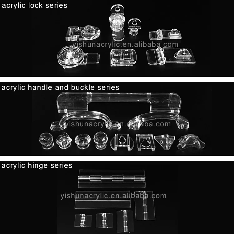 Wholesale Muti -style Hinged Lock Clear Acrylic Small Acrylic Hinge ...